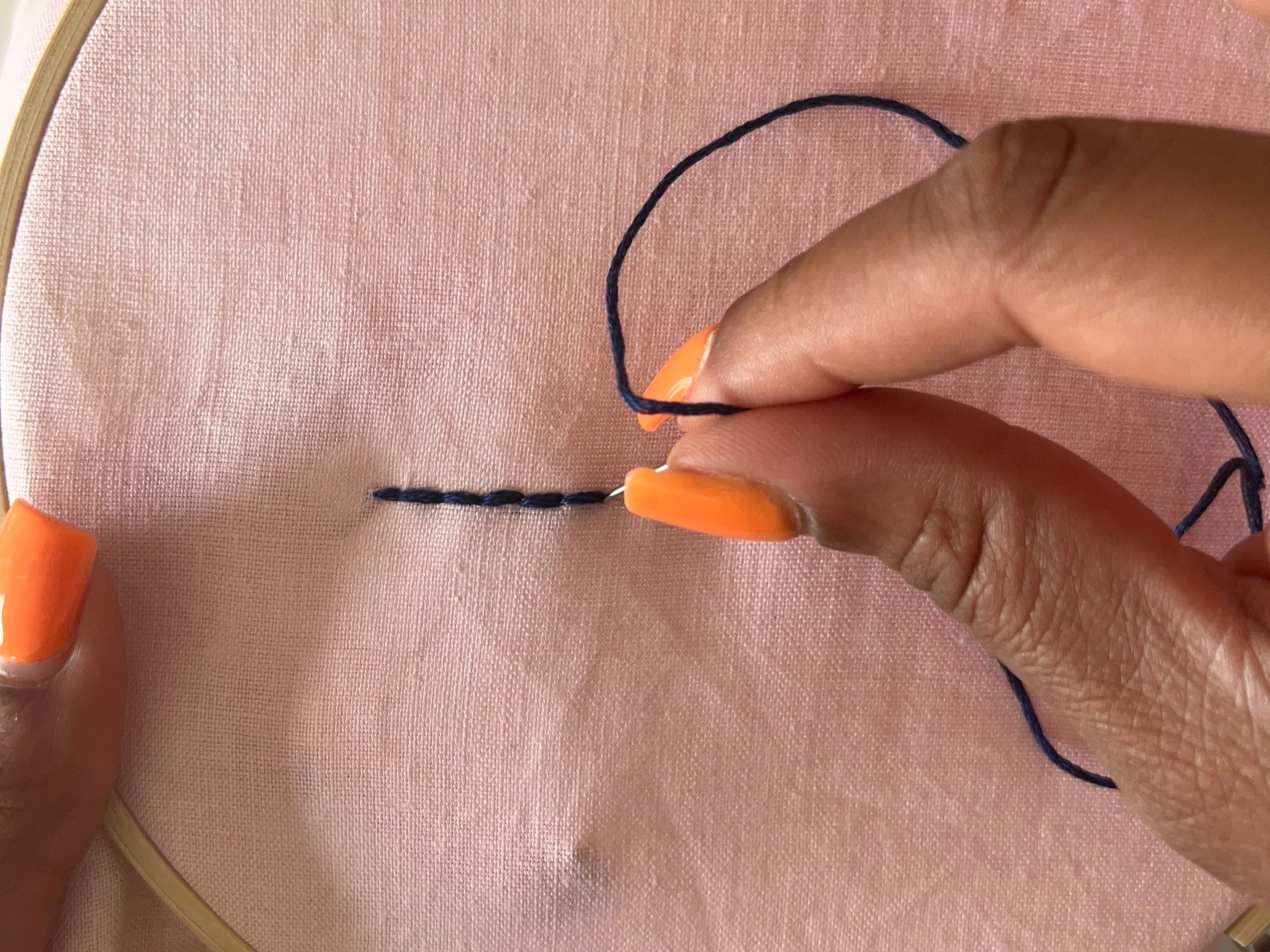 Backstitch Embroidery DIY — Make It Work