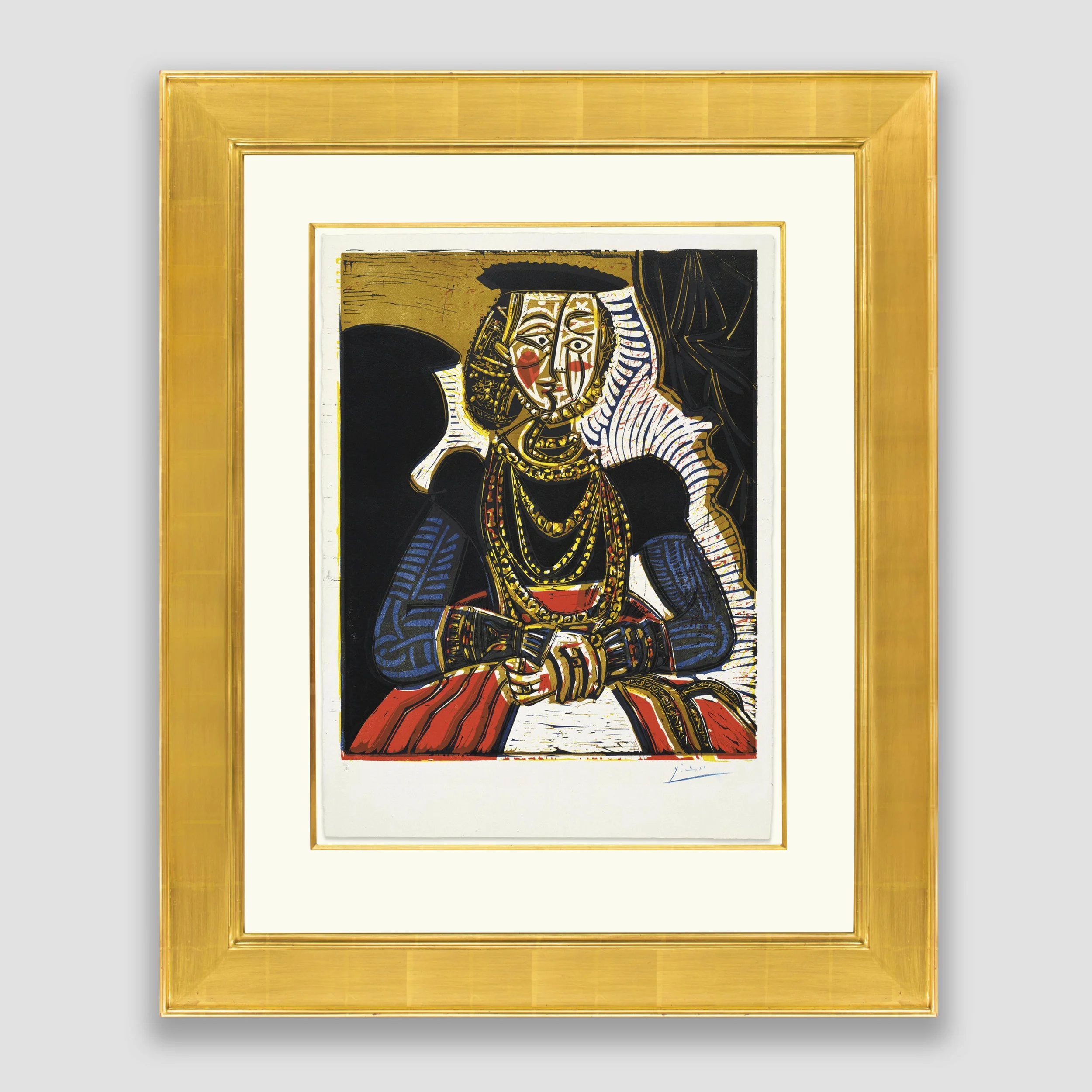 Portrait of a Young Girl (after Cranach the Younger) II, 1958 — Hyper ...