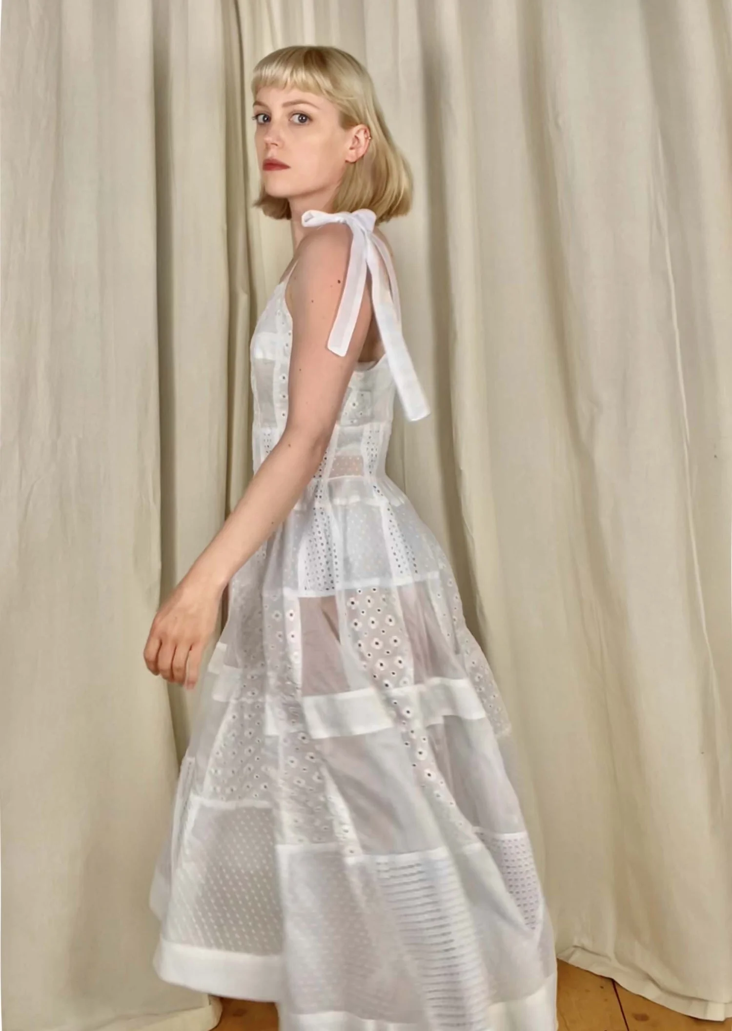 Bow Patchwork Dress - Downloadable PDF sewing Pattern — R O B E R T S ...