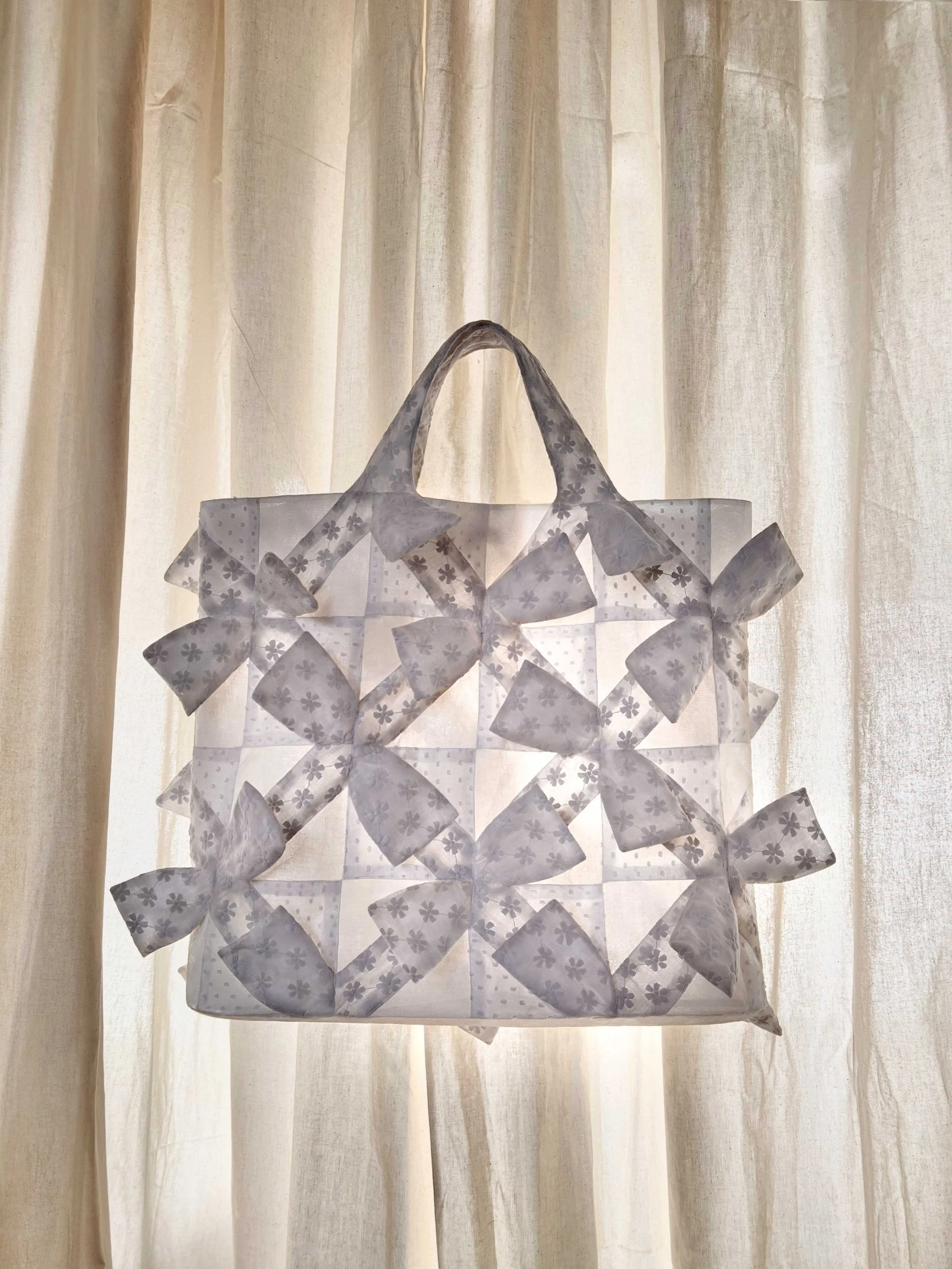 'Cera' 3D Bow Patchwork Bag - Downloadable PDF sewing Pattern — R O B E ...
