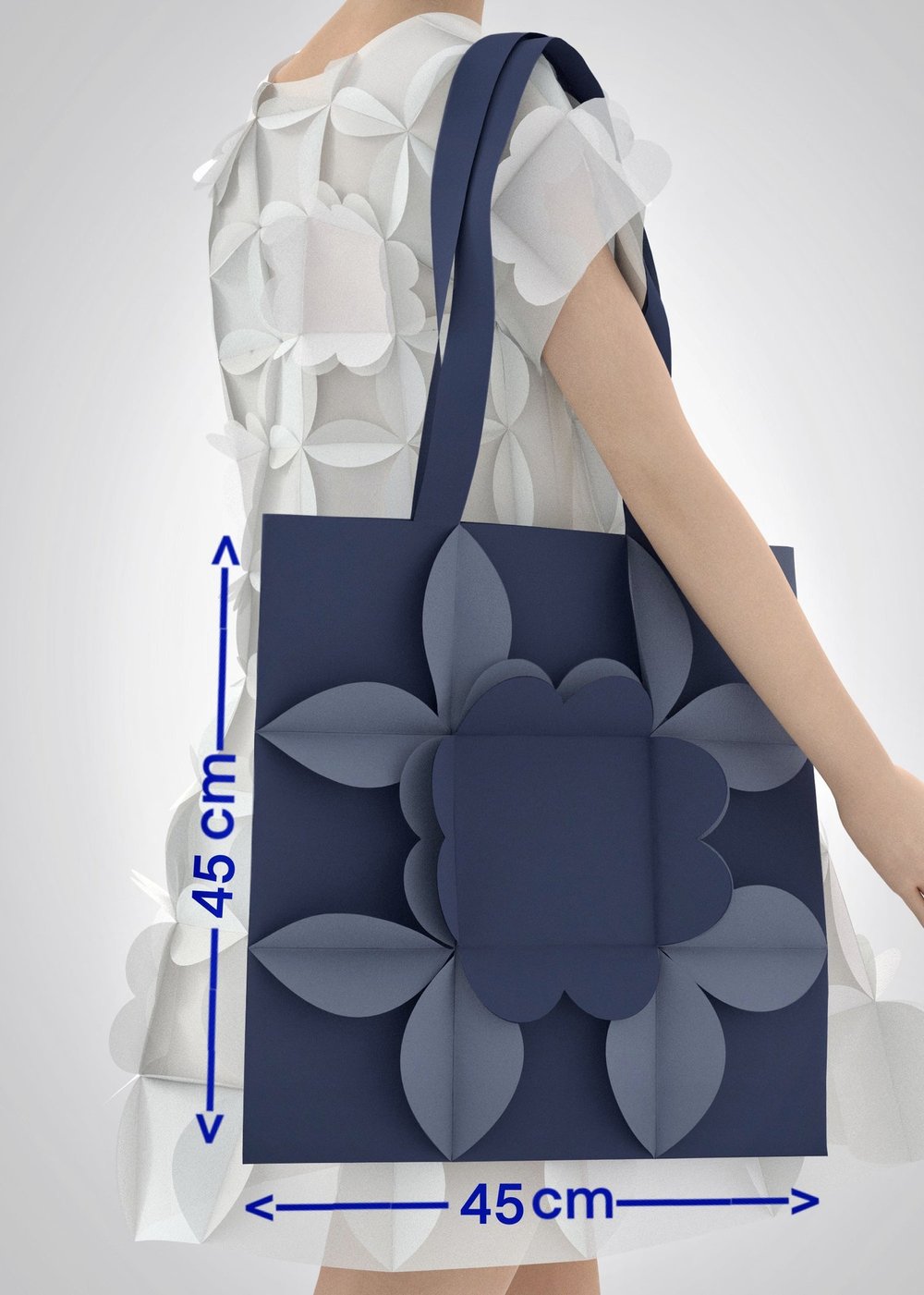 Flower Patchwork Tote bag - Downloadable PDF sewing Pattern — R O B E R ...