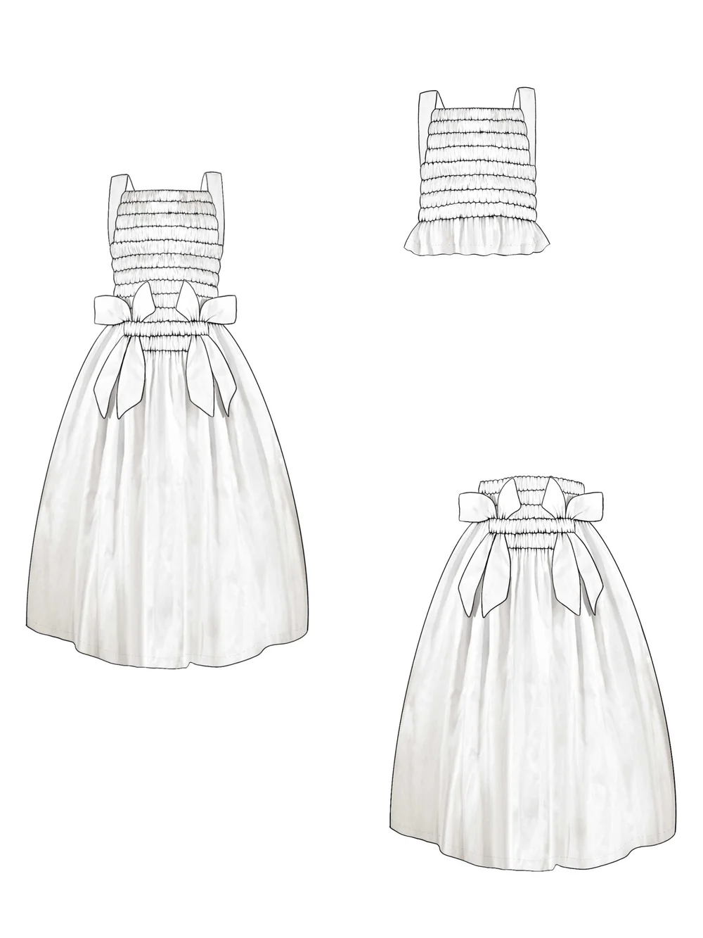 DAMSEL DRESS 3 in 1 - Downloadable PDF sewing Pattern — R O B E R T S ...