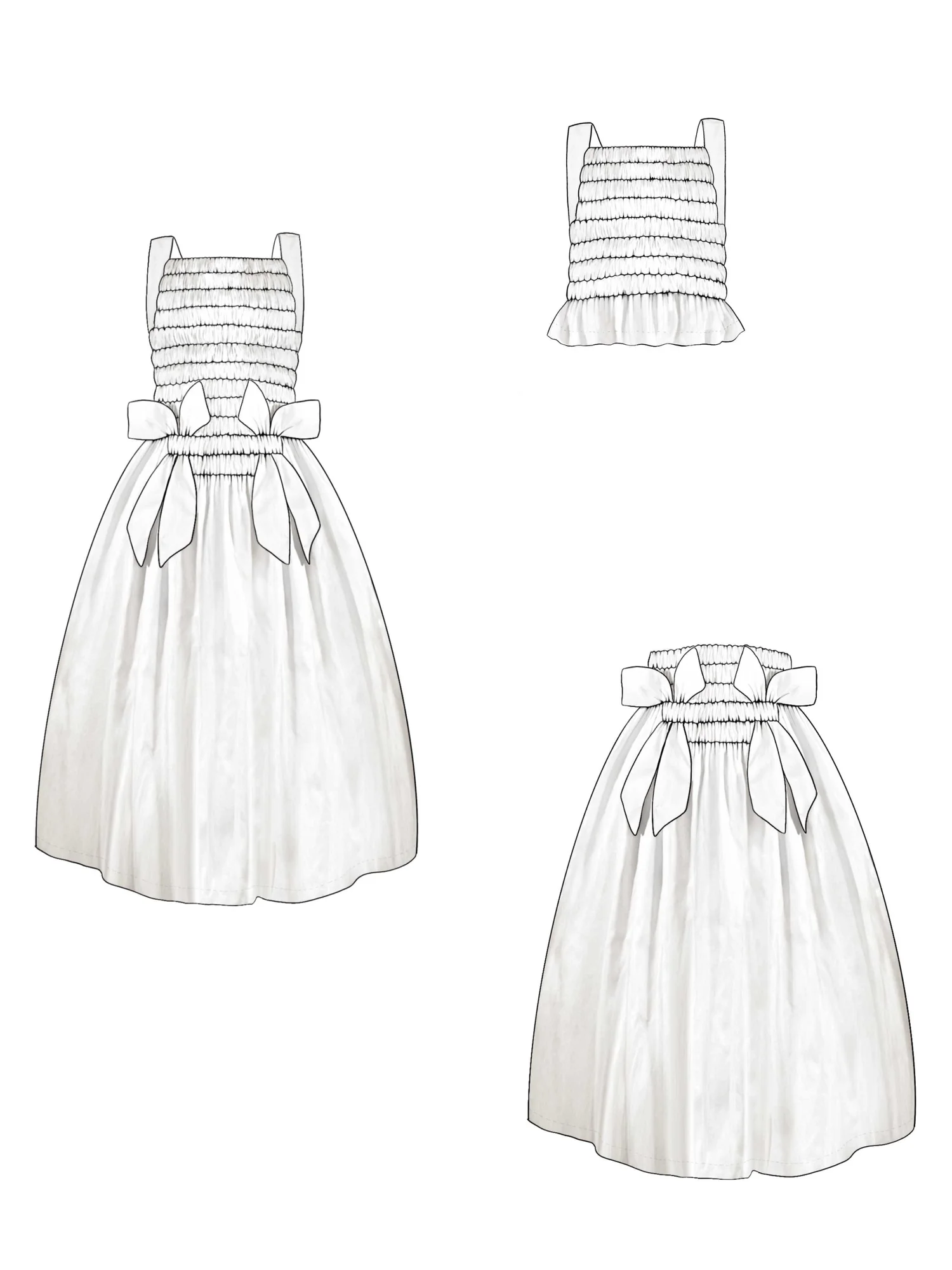 DAMSEL DRESS 3 in 1 - Downloadable PDF sewing Pattern — R O B E R T S ...