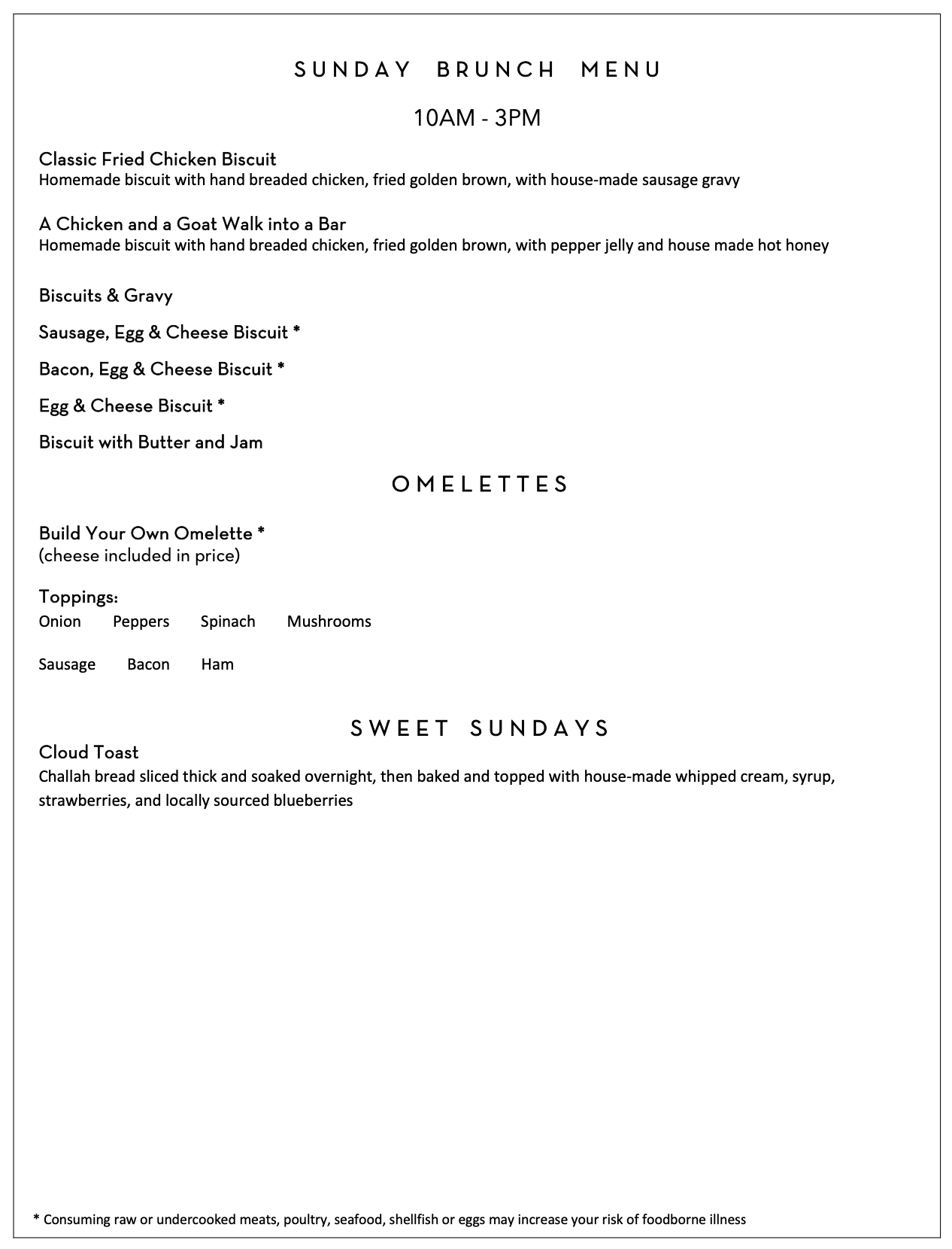 Cafe & Menu | Trust General Store & Cafe | Hot Springs, North Carolina