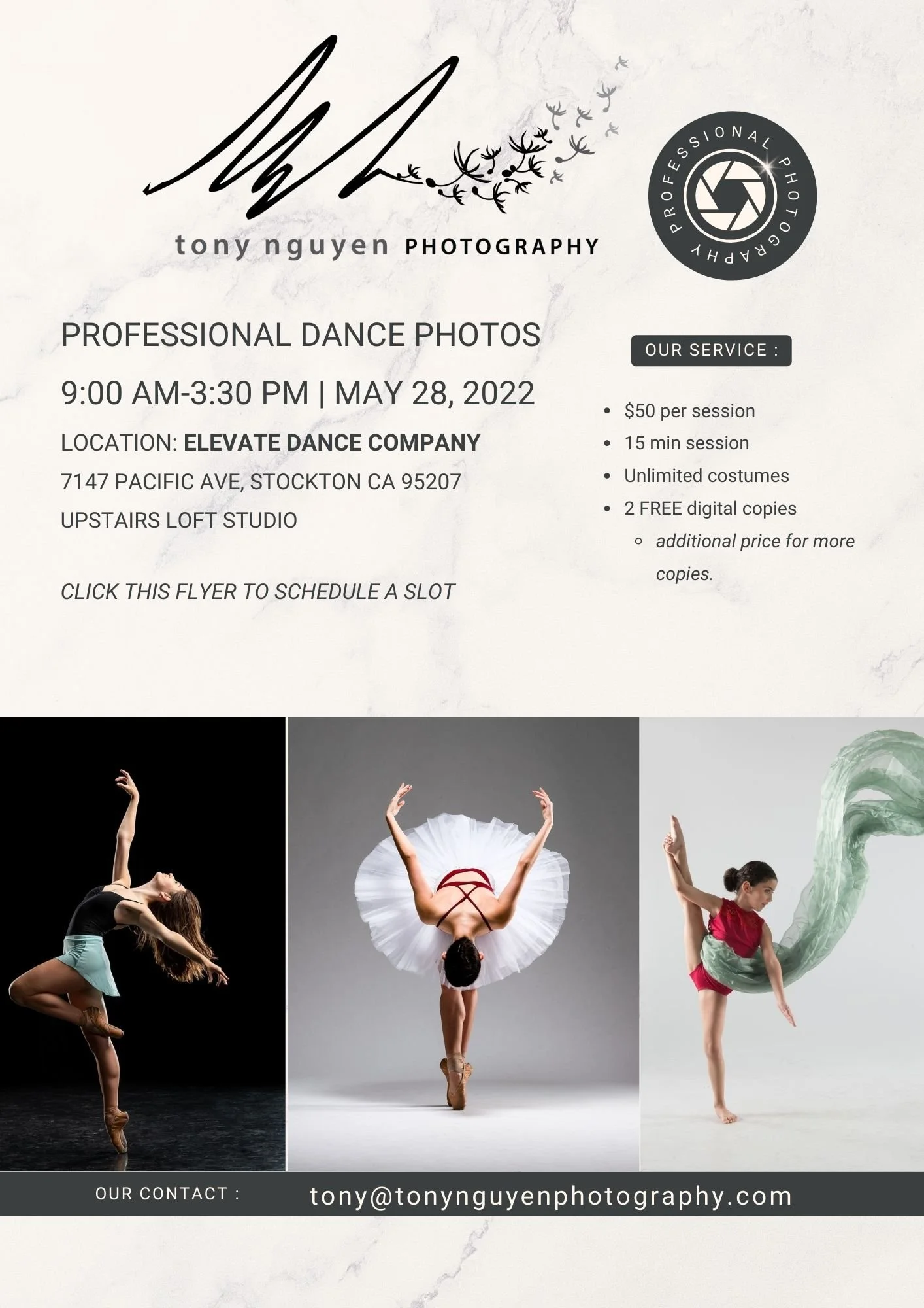 Elevate Dance Company's Calendar and Schedule — Elevate Dance Company