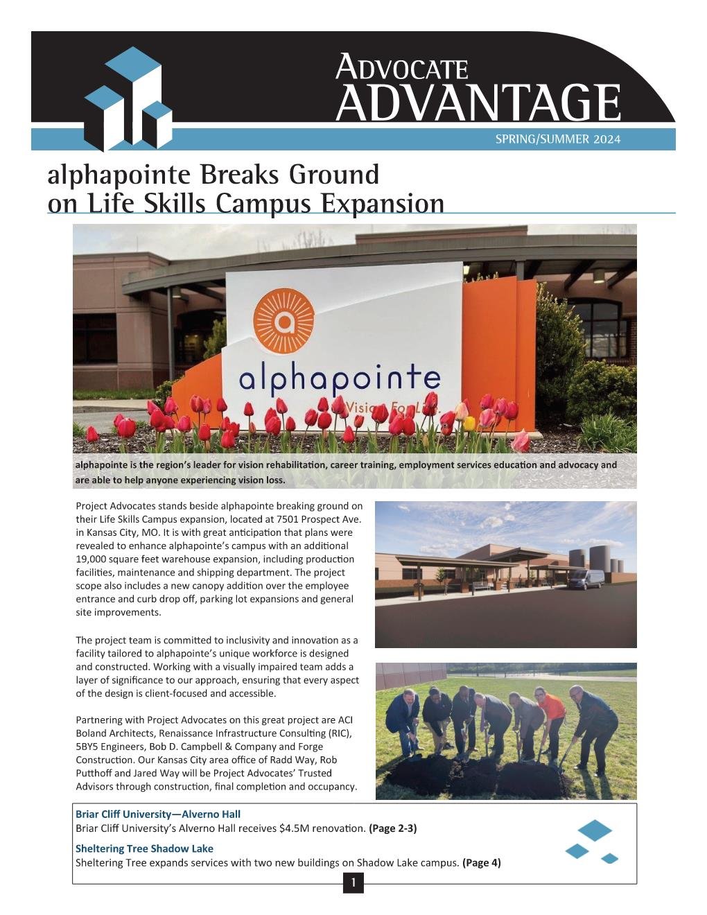 Newsletter_Spring/Summer 2024 — Project Advocates