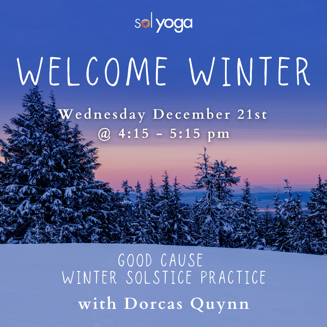 Welcome winter- Good Cause winter solstice practice — solyoga