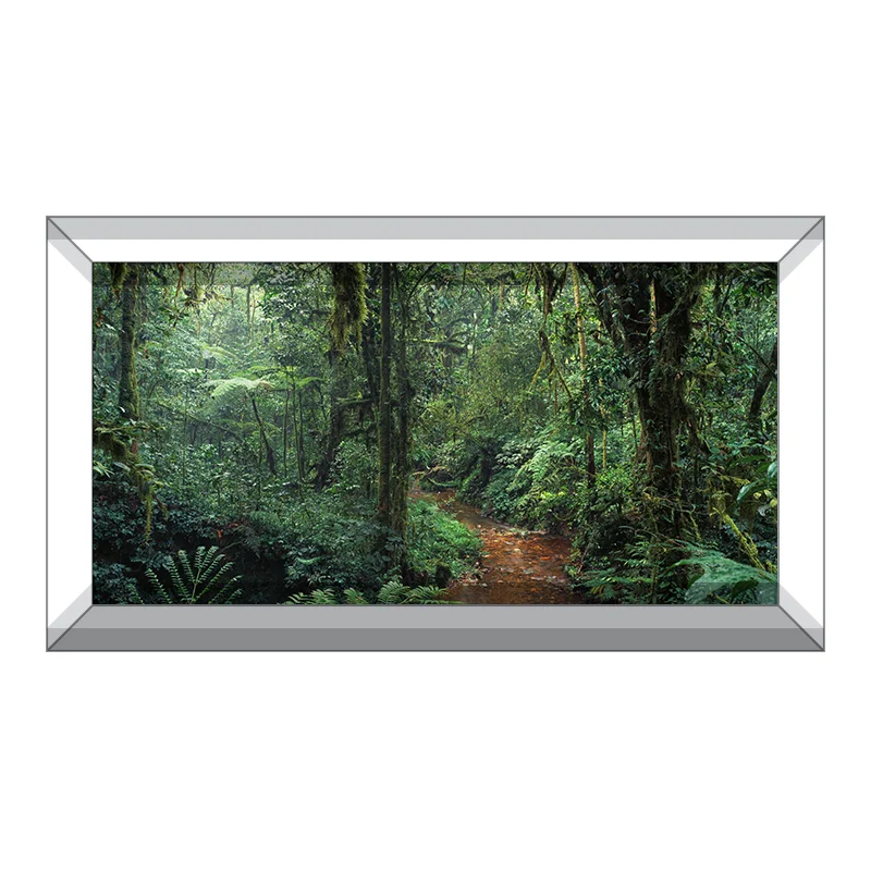 Jungle Treeline Background — Aquarium Vinyl