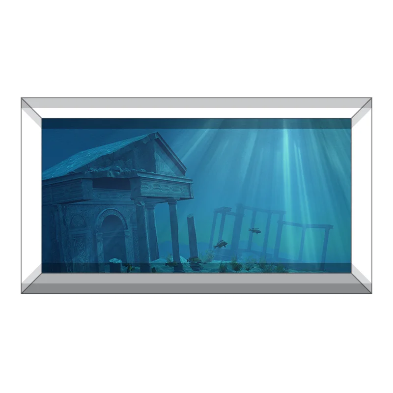 Atlantis Themed Fish Tank