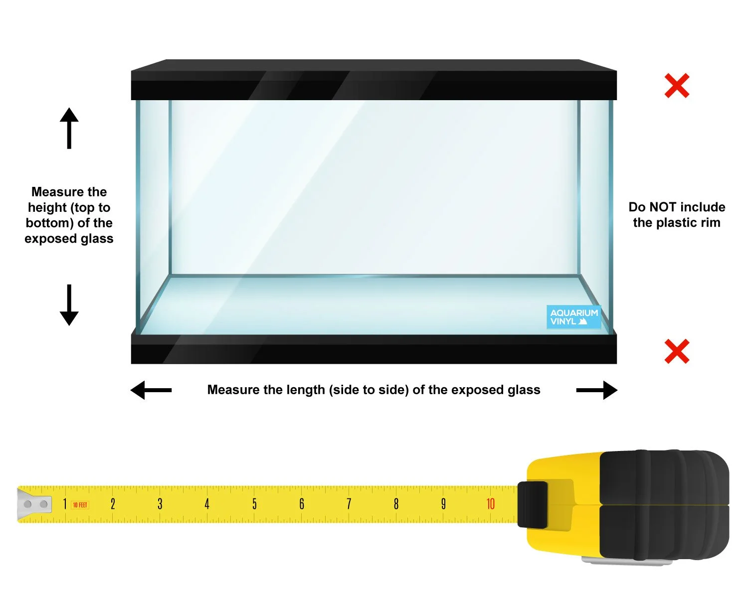 Measuring Your Tank — Aquarium Vinyl