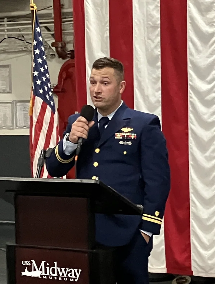 LTJG Michael R. Travers, USCG - 2023 Rear Admiral Thomas F. Brown III ...