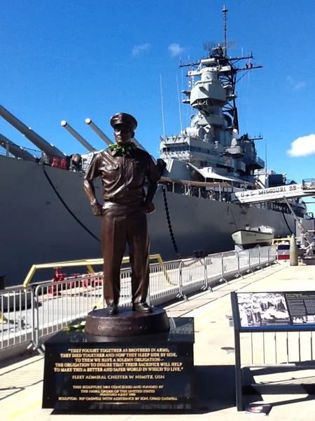 Fleet Admiral Chester W. Nimitz Statue — Naval Order