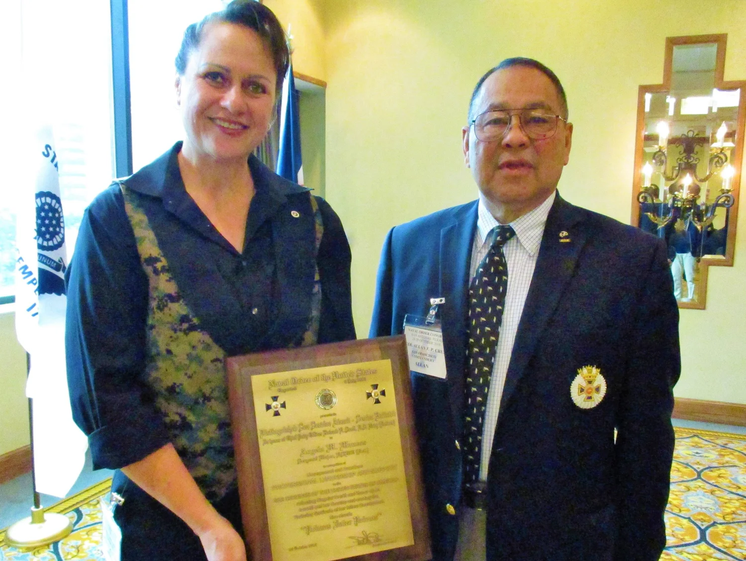 SgtMaj Angela M. Maness, USMC (Ret.) - 2018 Distinguished Sea Service ...