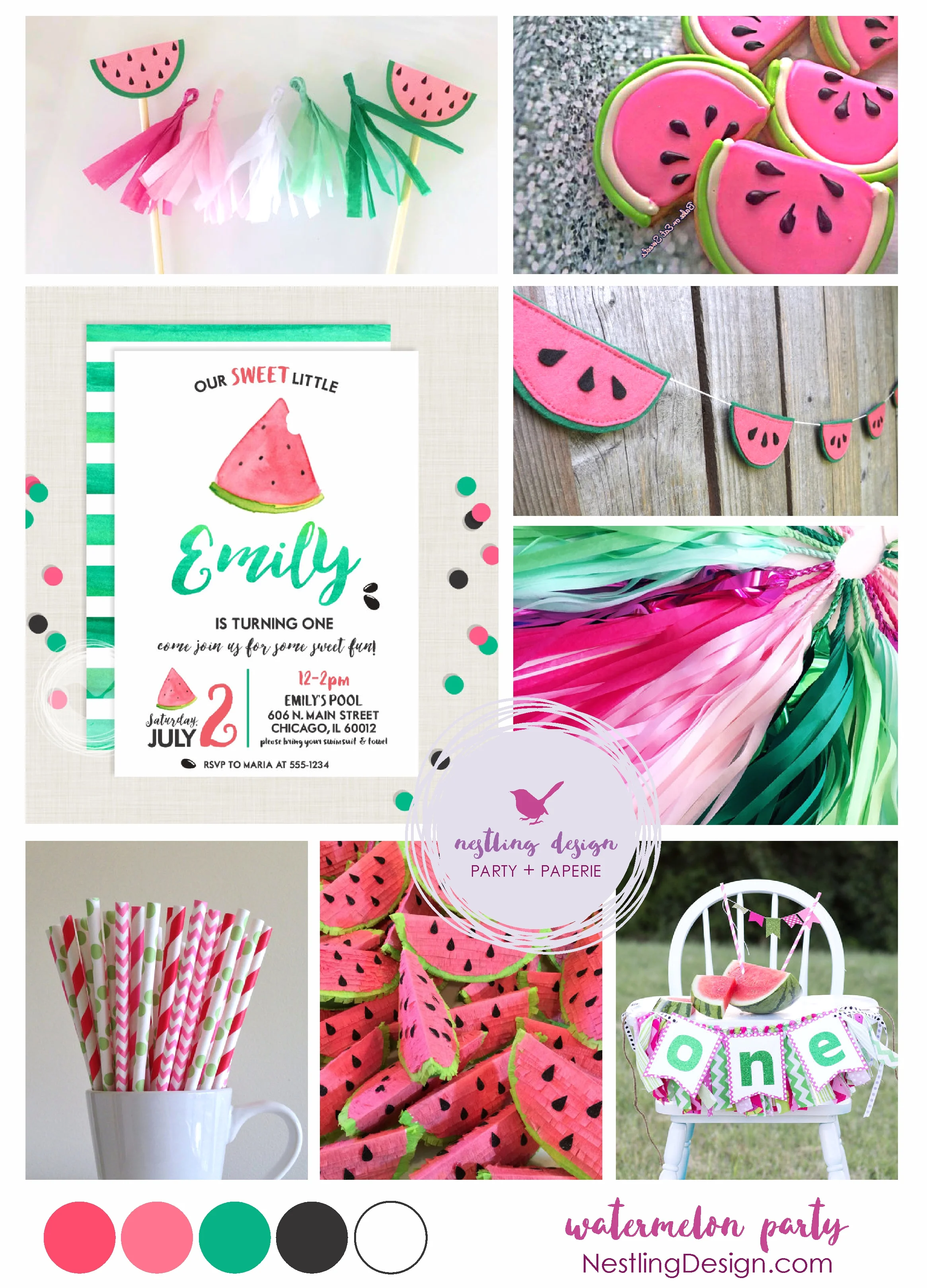 Watermelon Party Inspiration — Nestling Design
