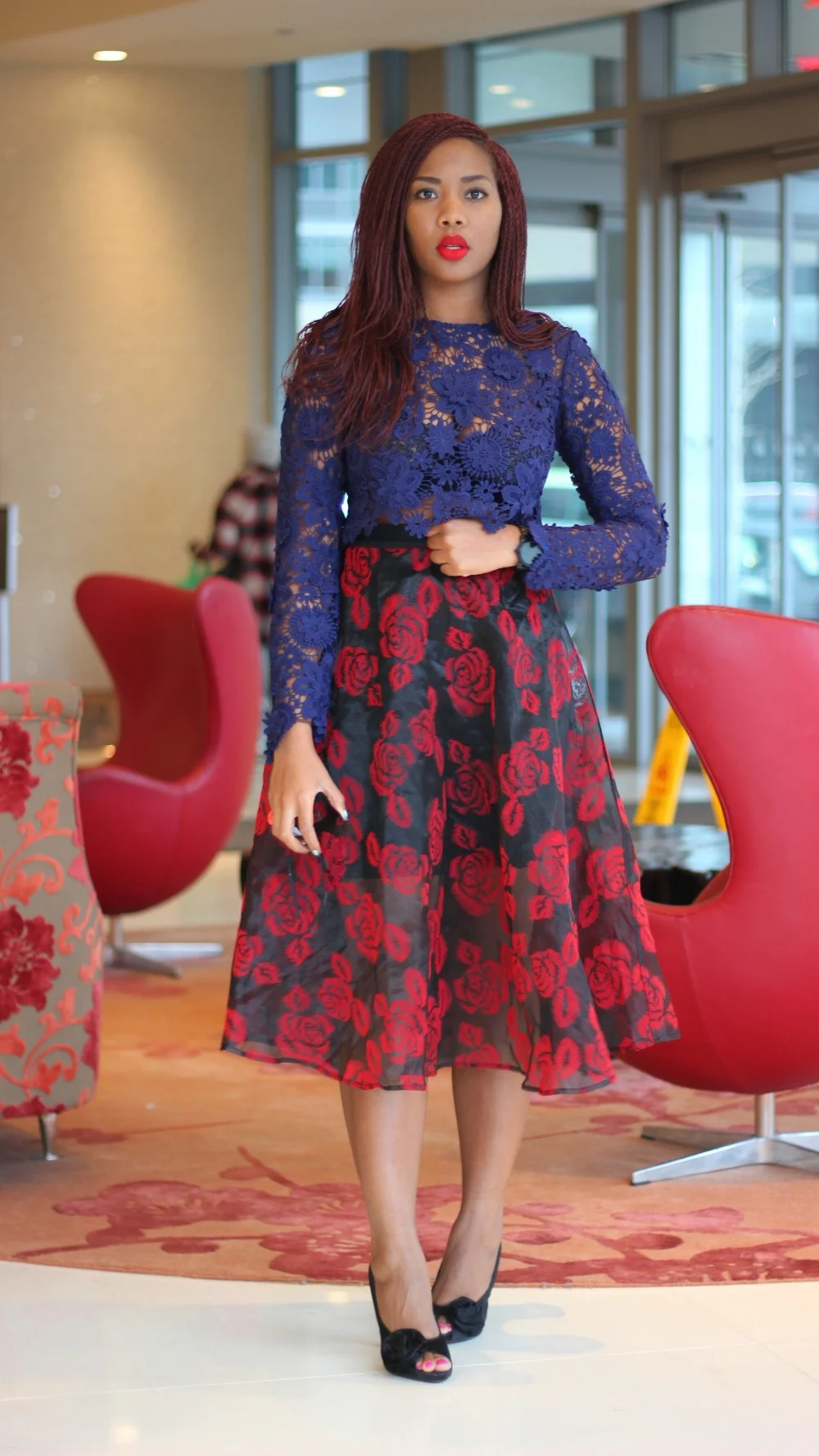 A rose petal outfit for Valentine's Day — Enma & I