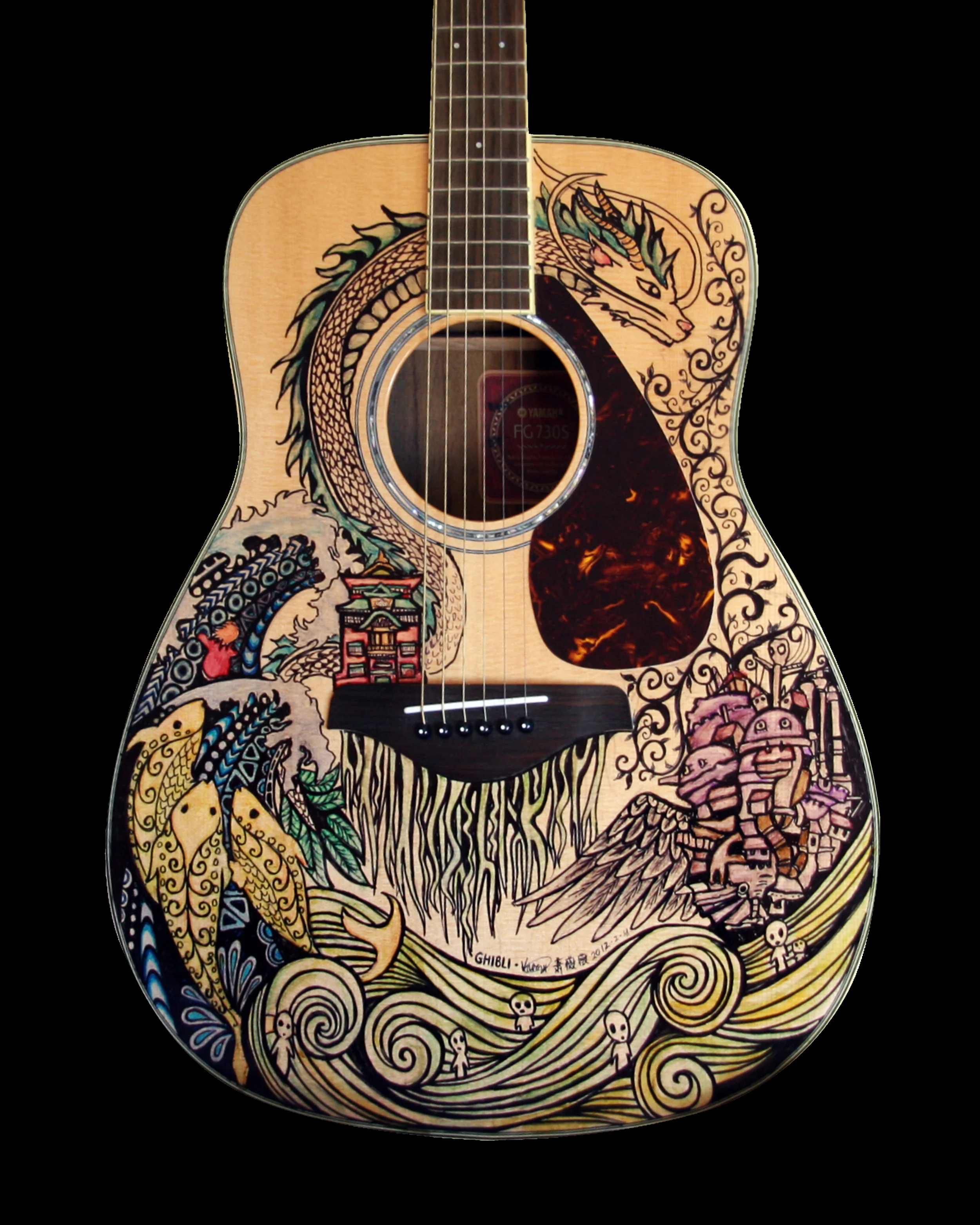 Ukulele Sharpie Designs