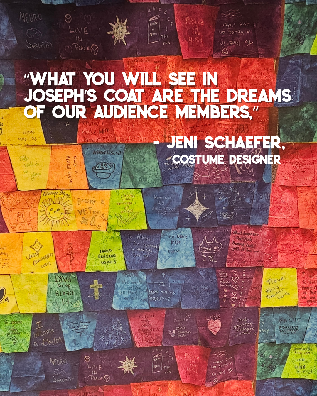 Stitched with Dreams: Inside the Making of Joseph’s Coat — Virginia ...