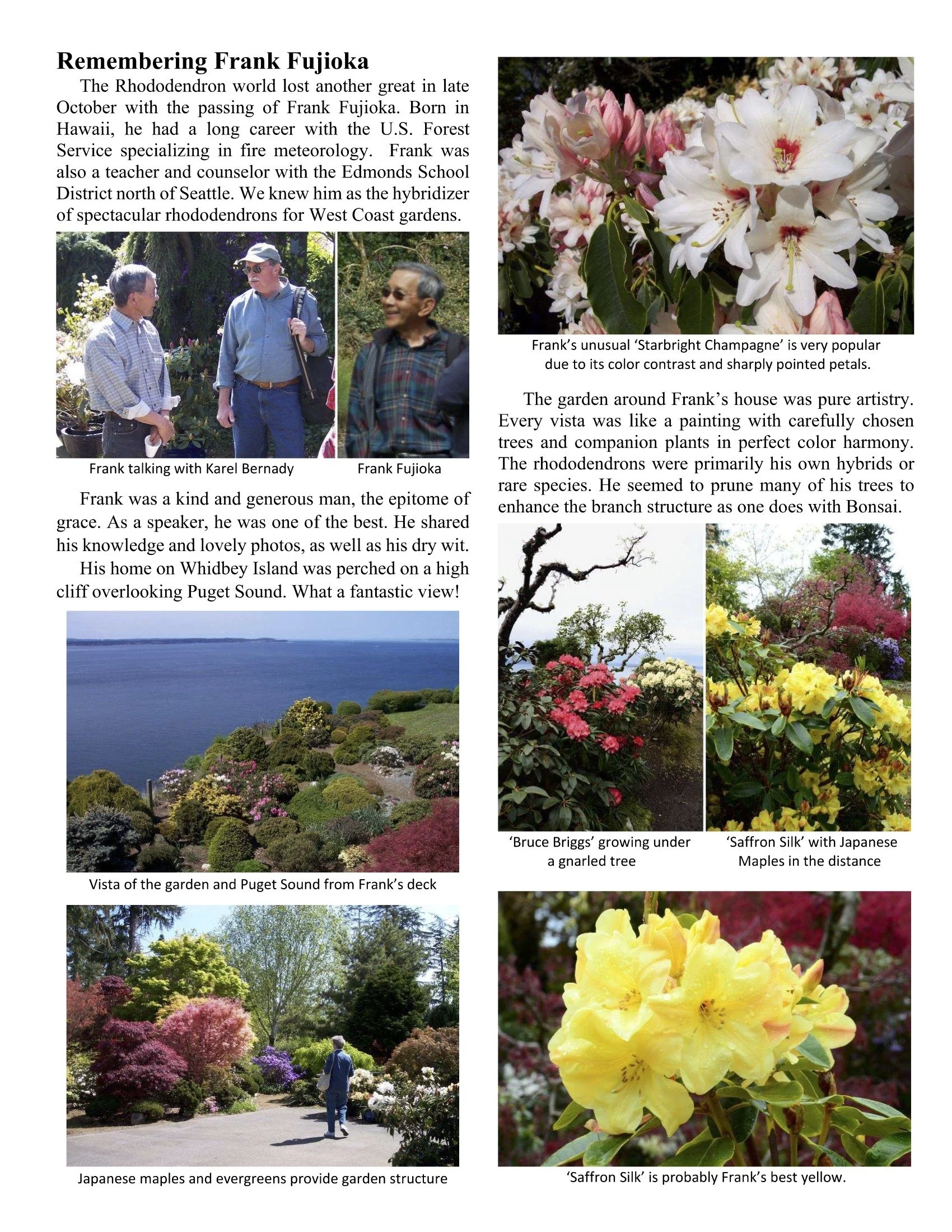 Remembering Frank Fujioka — Meerkerk Gardens