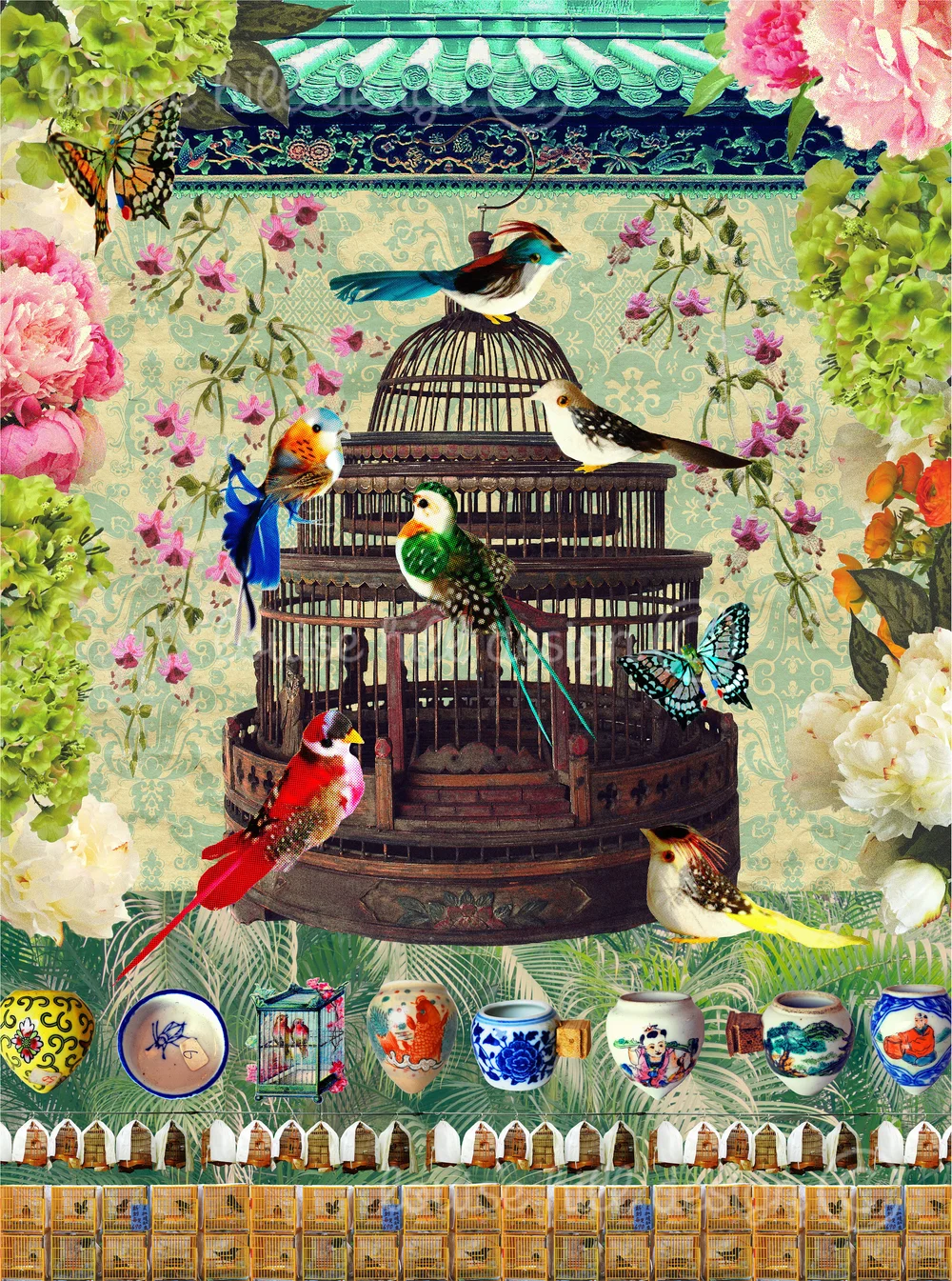 BIRD & FLOWER MARKET — Louise Hill Design