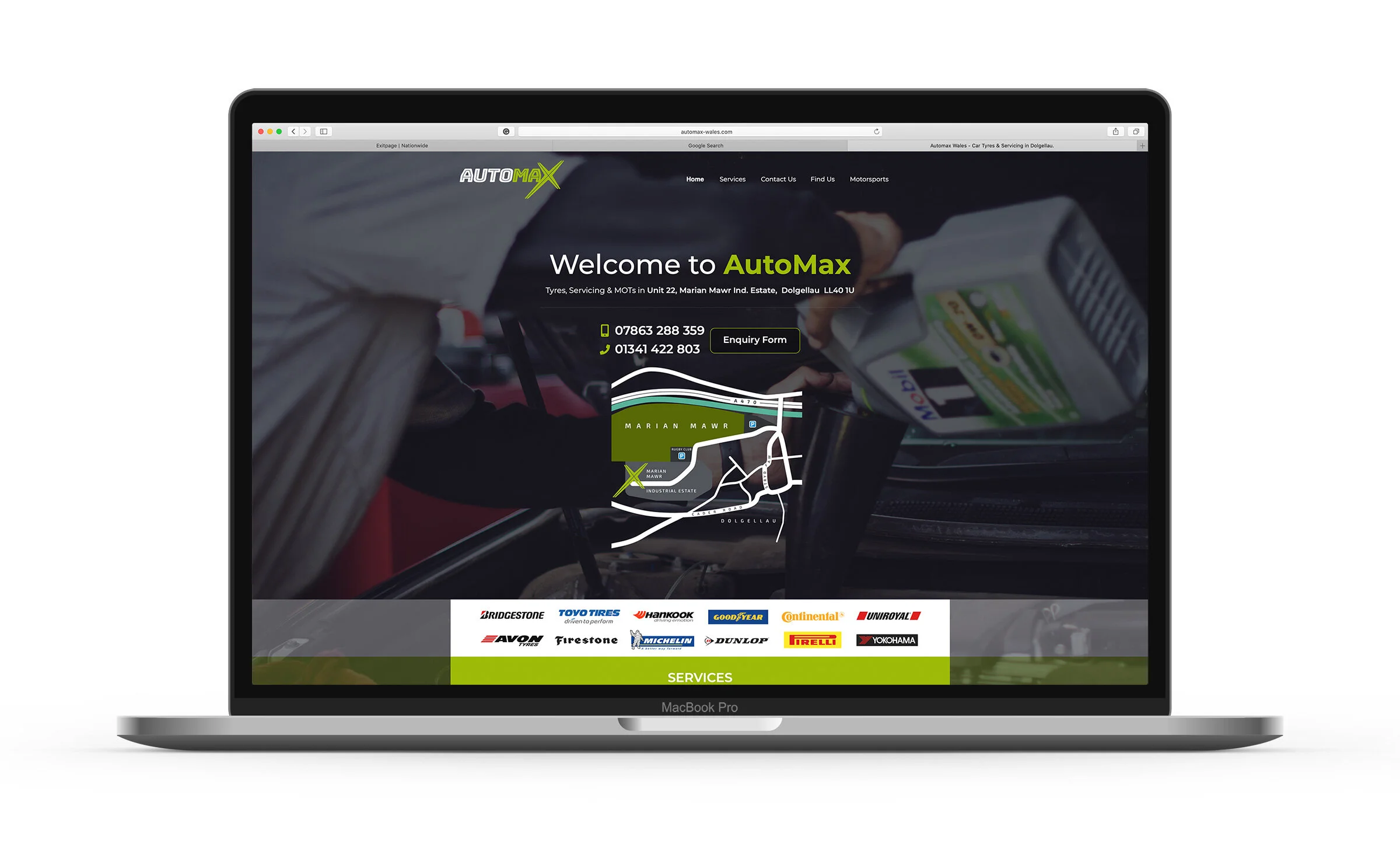 Auto services branding — Formation Creative – Mid Wales Graphic Design