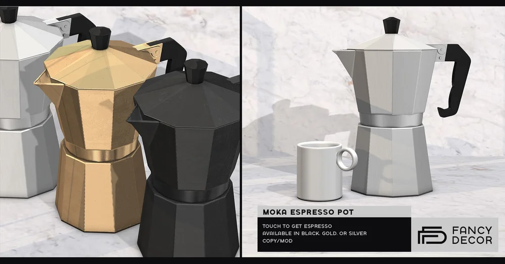 Moka Espresso Pot @ C88 — Fancy Decor