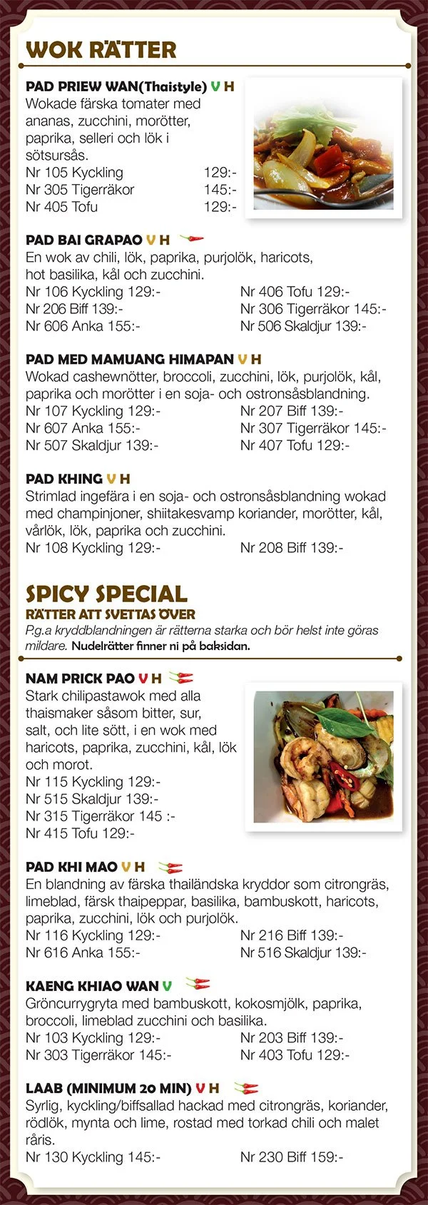 TakE AwaY — Bangkok Kitchen Thai restaurang / Take away