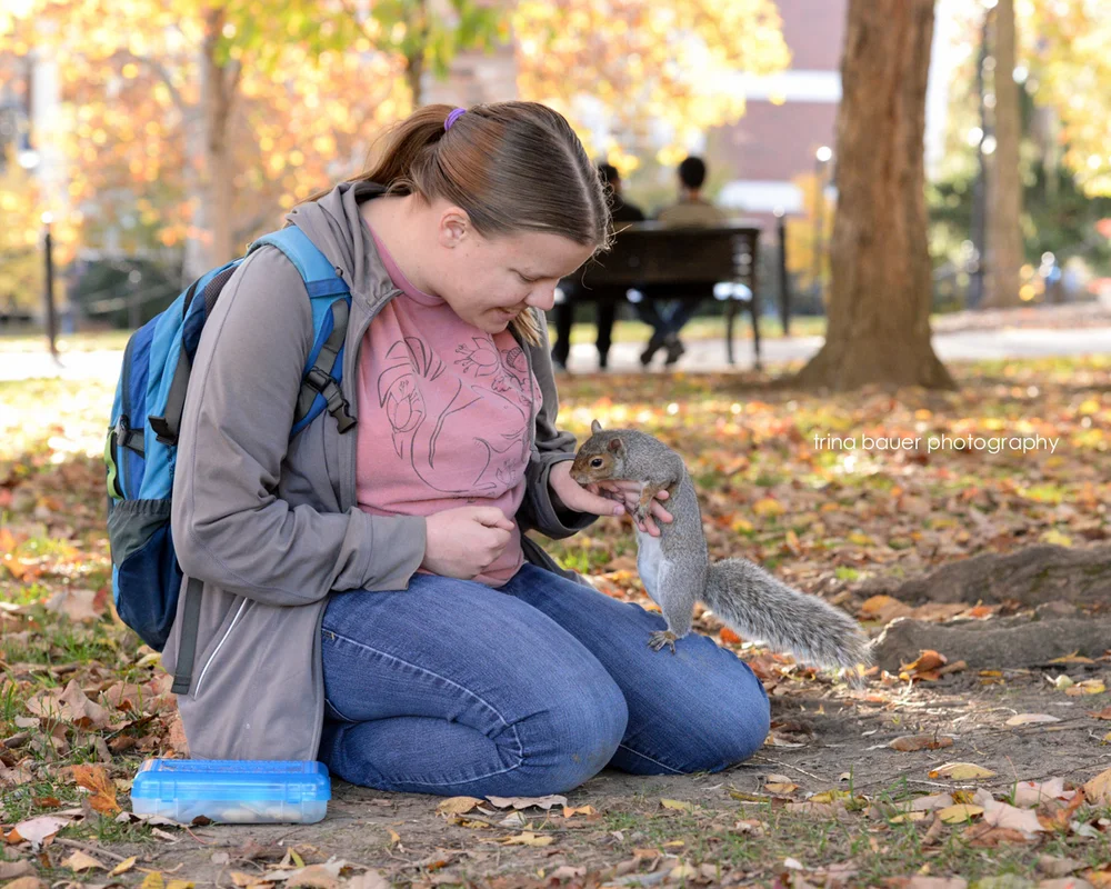 Sneezy the Penn State squirrel — trina bauer photography