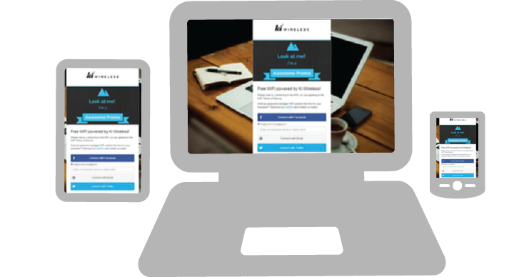 Social WiFi, WiFi splash page, Wi-Fi, Facebook WiFi, wireless splash ...