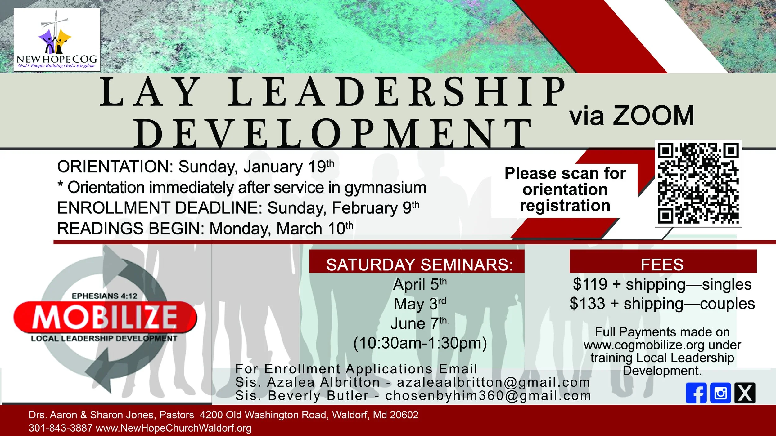 Lay Leadership Development — New Hope Church