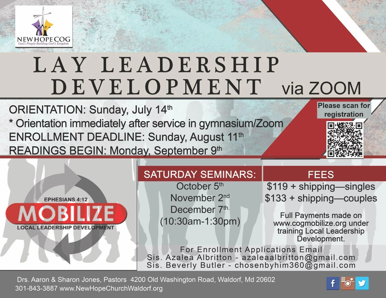 Lay Leadership Development — New Hope Church