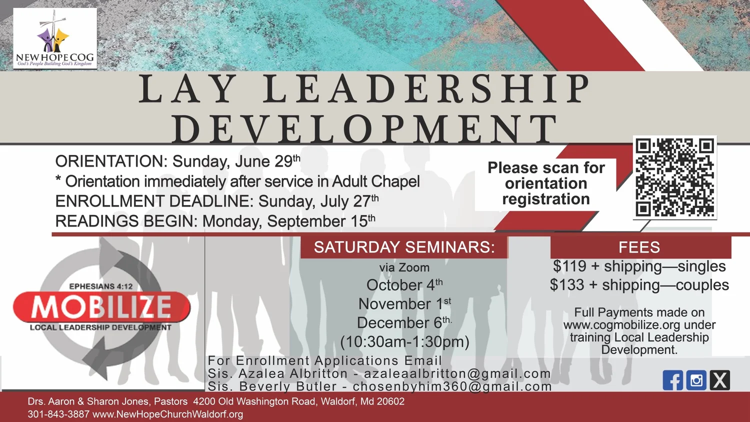Lay Leadership Development — New Hope Church