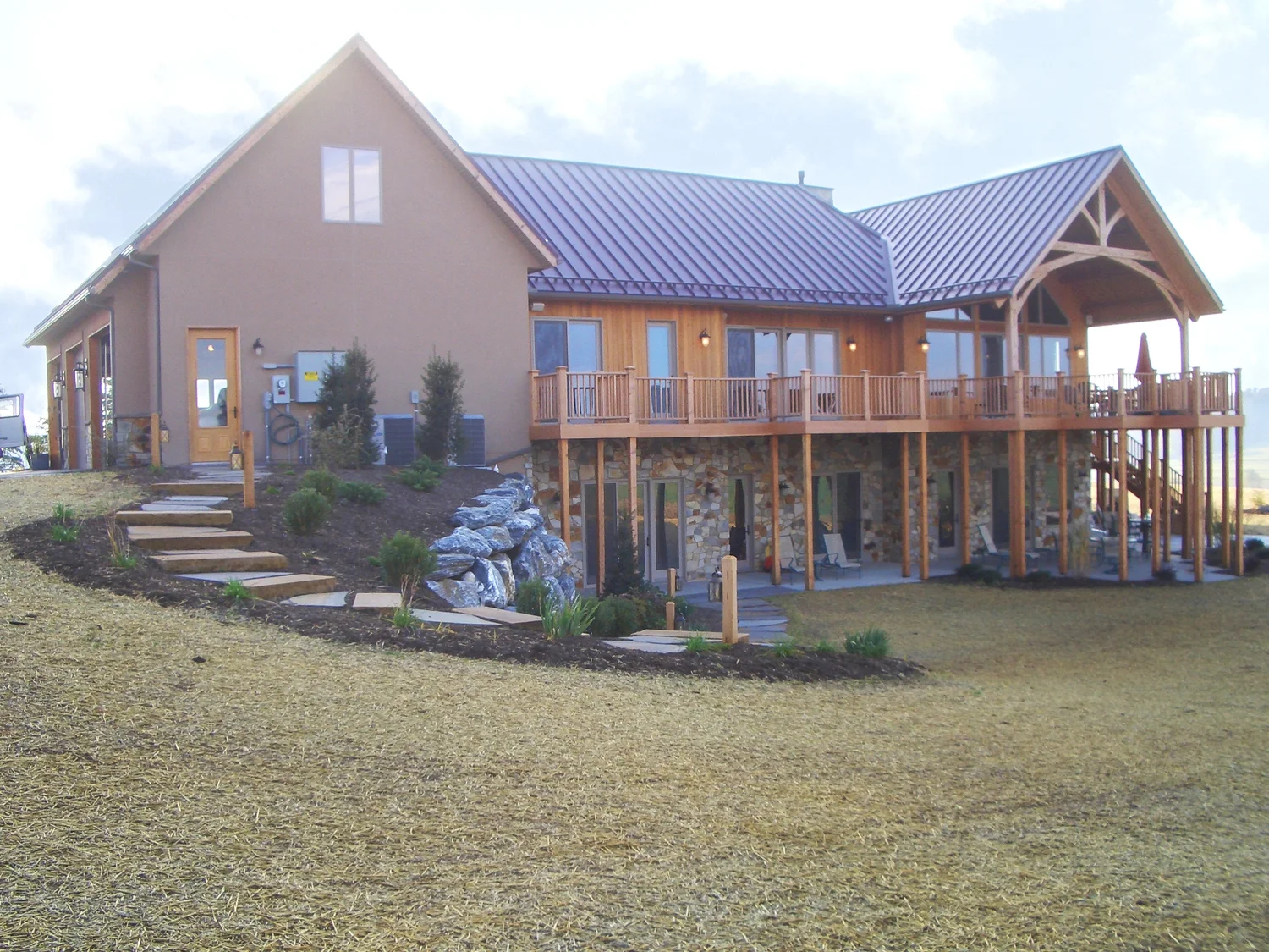 RESIDENTIAL | Timber Frame Custom Home — Vanguard Development
