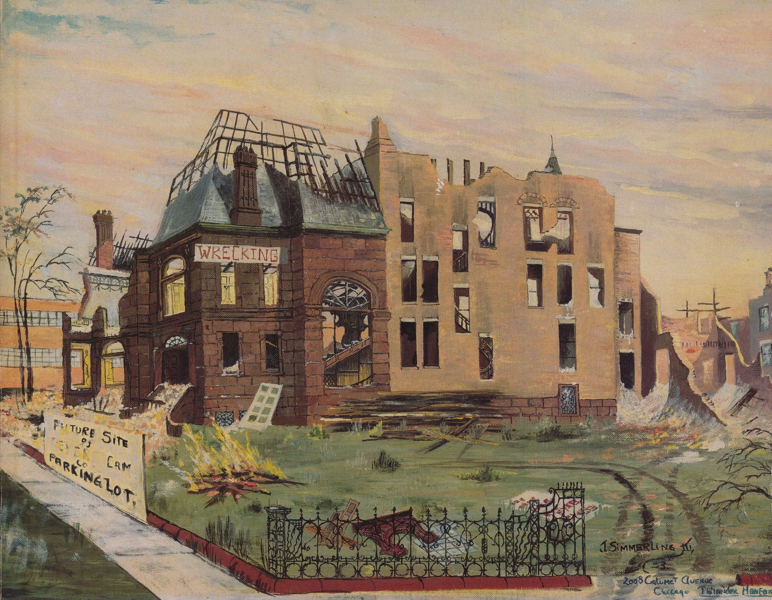 Hanford house demolition — Glessner House
