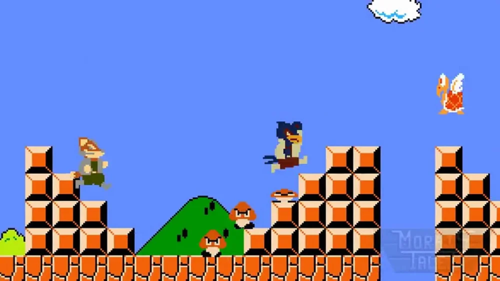 Fox And Falco Destroy SUPER MARIO BROS Level In Awesome Parody — GameTyrant