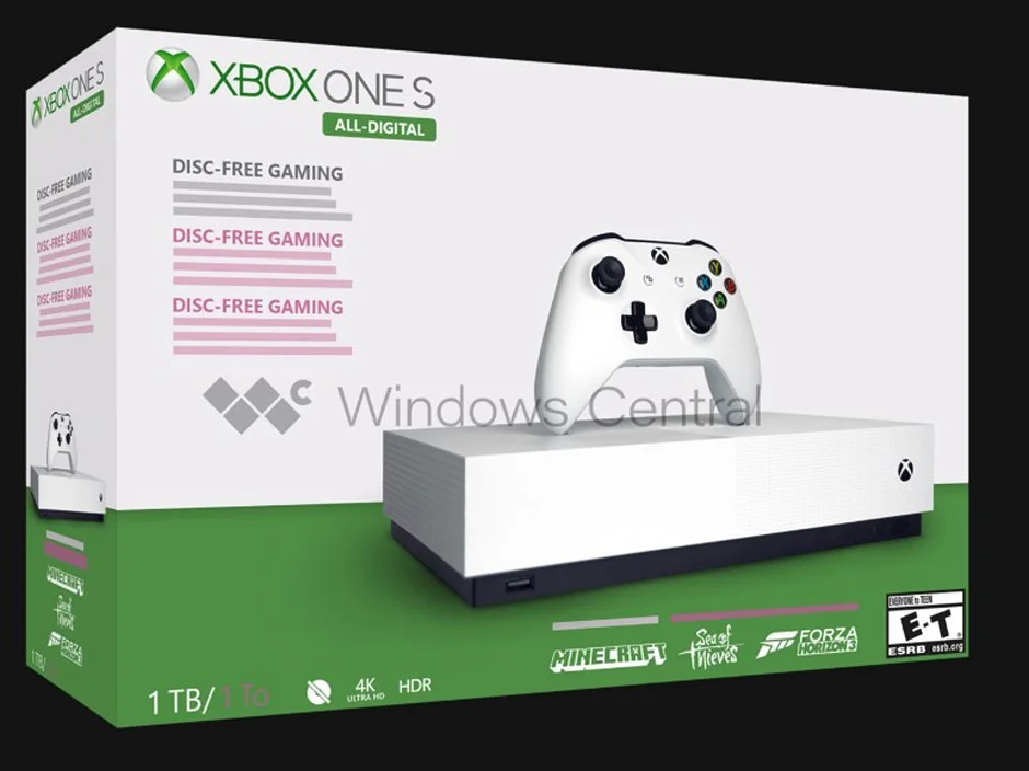 Xbox One S All-Digital Edition Gets Another Leak — GameTyrant