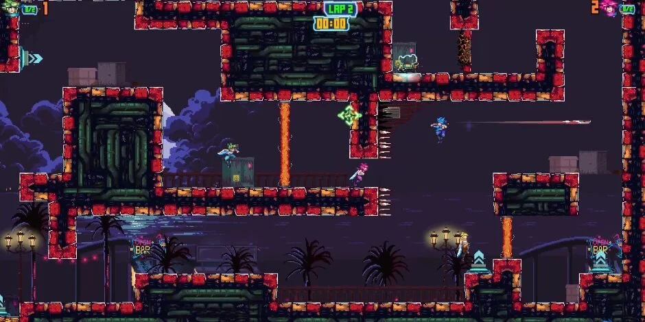 Retro 2D Speed Runner AEON DRIVE Launches On PC And Consoles — GameTyrant
