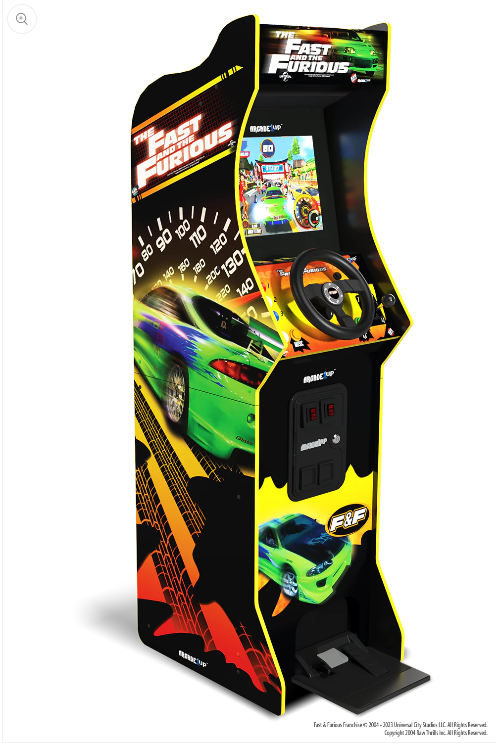 THE FAST AND THE FURIOUS DELUXE ARCADE GAME MACHINE Pre-Orders Are Live ...