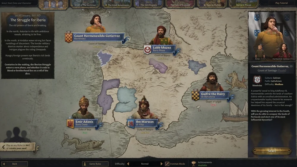 CRUSADER KINGS 3 FATE OF IBERIA DLC Review: Reconquista, Retried ...