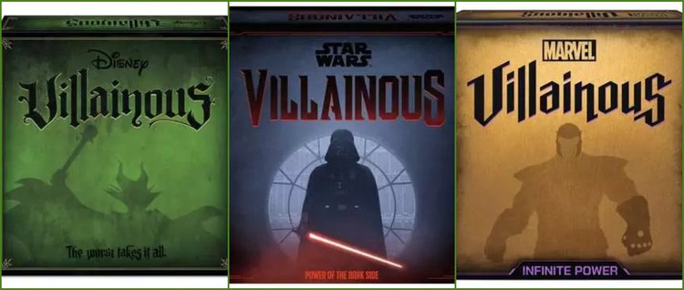 Play The Villain In The VILLAINOUS Asymmetrical Card Game Series ...