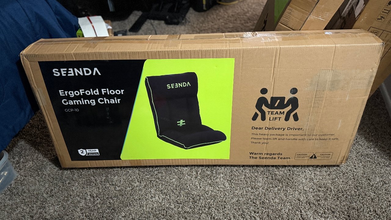 SEENDA Folding Floor Gaming Chair Review – Surprisingly Comfortable and ...
