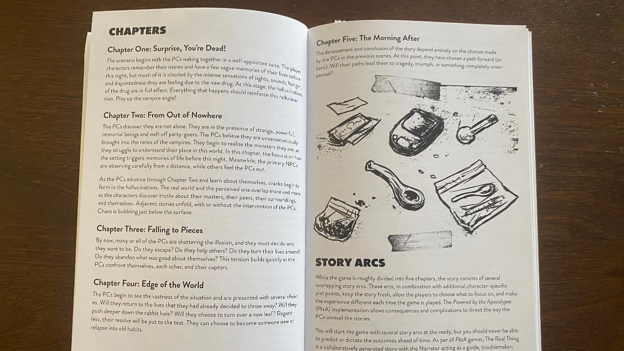 THE REAL THING TTRPG Review: Really Working Those Creative Muscles ...