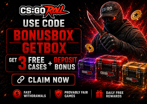 CSGORoll Promo Codes 2026 – "BONUSBOX" & "GETBOX" | 3 Free Cases ...