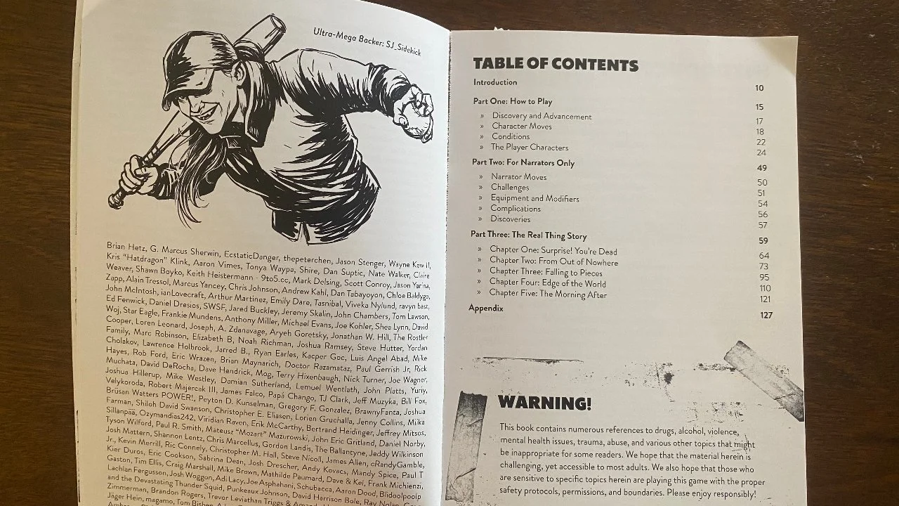 THE REAL THING TTRPG Review: Really Working Those Creative Muscles ...