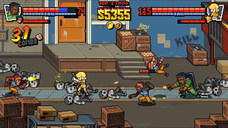 DOUBLE DRAGON GAIDEN: RISE OF THE DRAGONS Review - Clearing Gangs, One ...