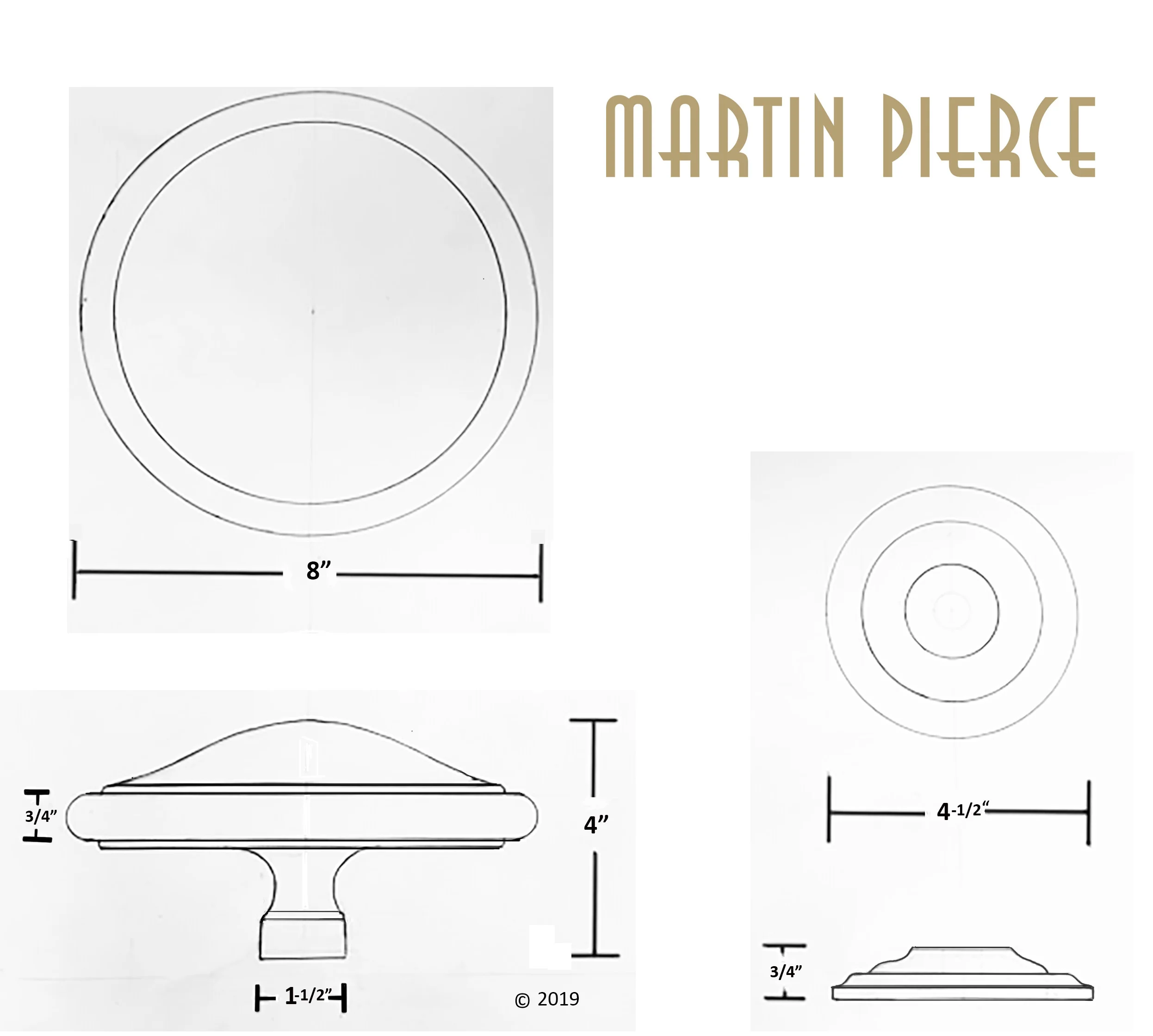 Modern Door Knobs Custom Made for Upscale Residence — Martin Pierce