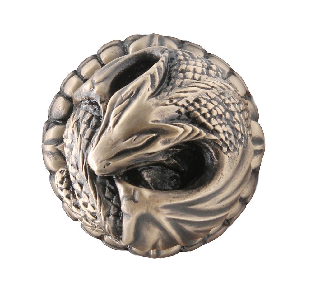 Dragon door knob for interior doors exquisite bronze casting