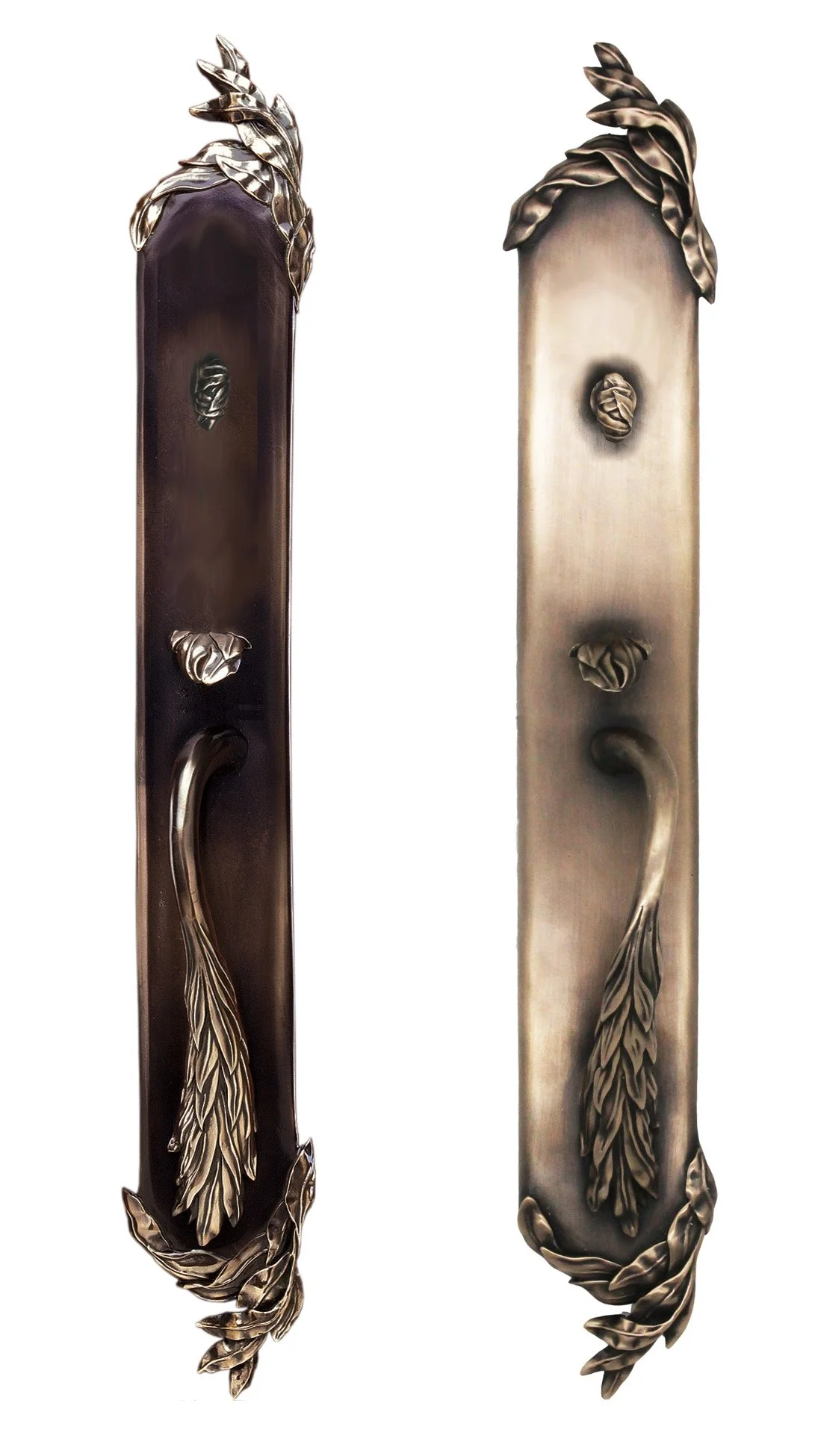 Patinaed bronze handles — Martin Pierce
