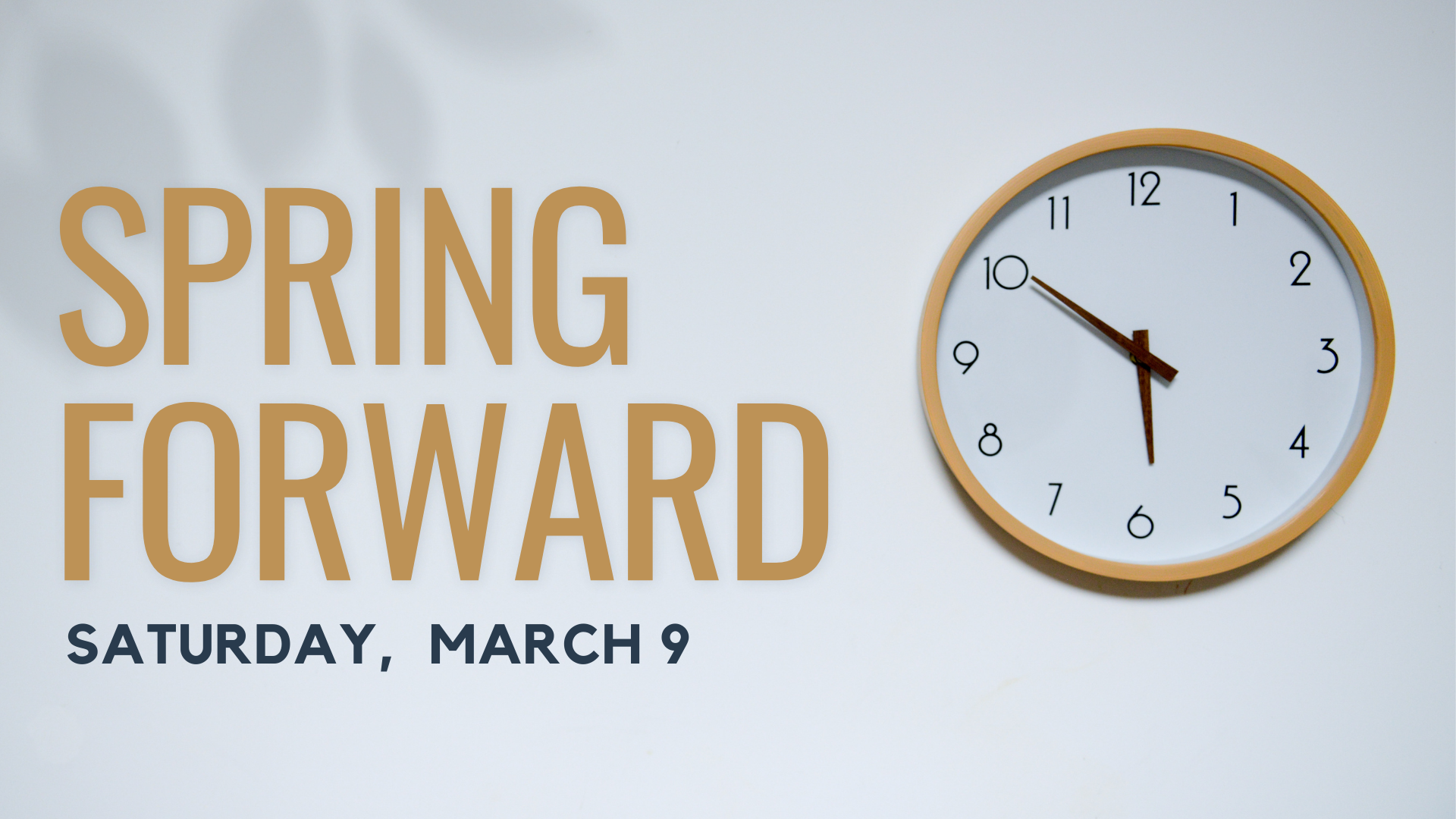 Daylight Savings — Gateway Christian Fellowship