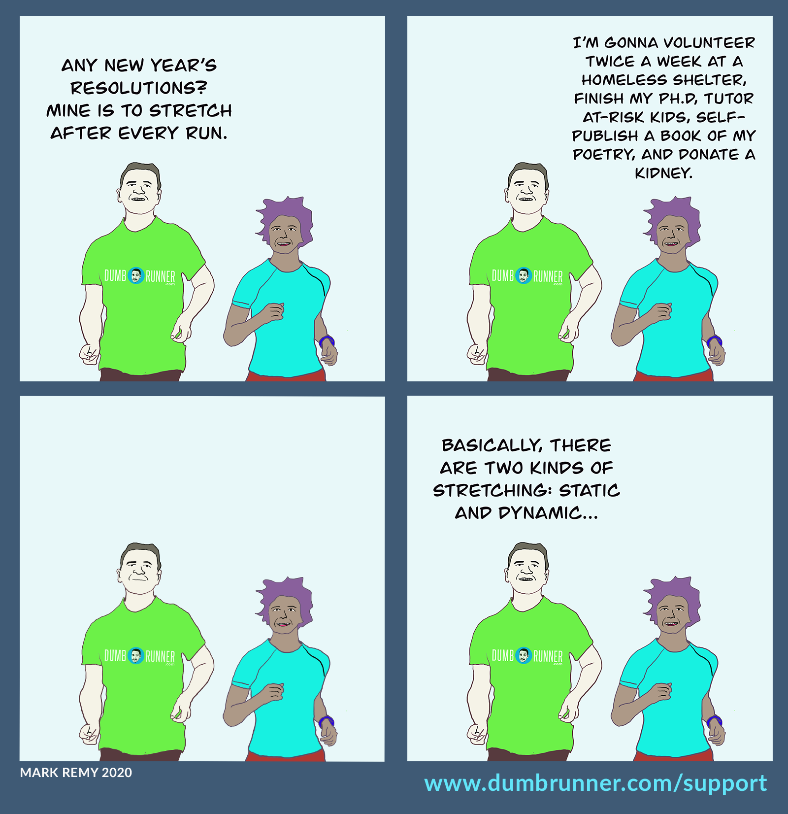 Dumb Runner Illustrated #8: 'Resolutions' — Mark Remy's DumbRunner.com