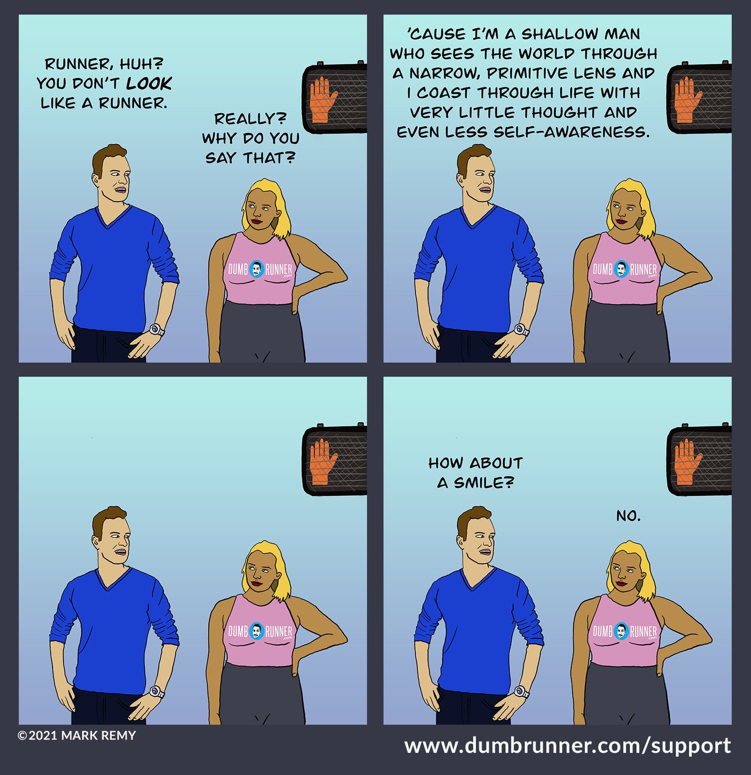 Dumb Runner Illustrated #24: 'Looks' — Mark Remy's DumbRunner.com